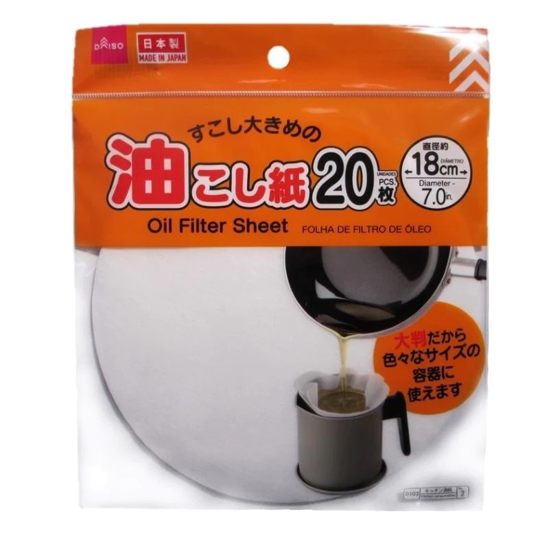 Giấy Lọc Dầu Daiso 18cm Oil Filter Paper