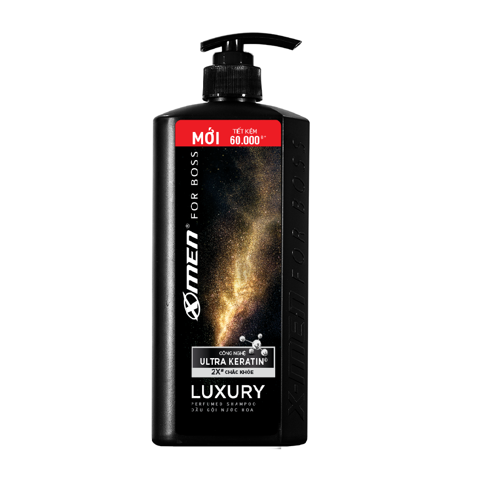 Dầu Gội X-Men Hương Nước Hoa For Boss Luxury Keratin 650g