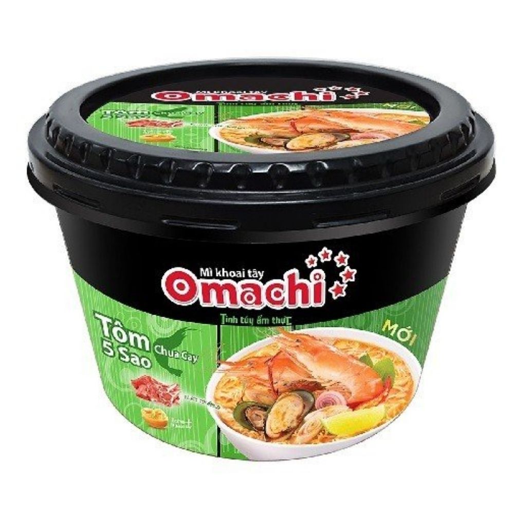 Mì khoai tây Omachi tôm chua cay thái tô 91g | AEONESHOP