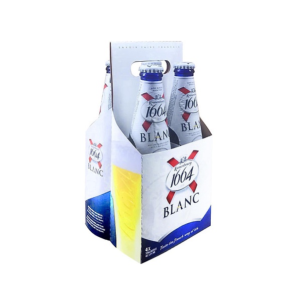 Lốc 4 Chai Bia Blanc 1664 330ml x 4 Chai