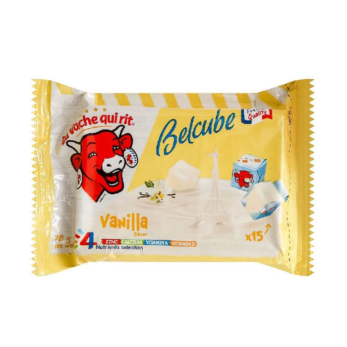 Phô Mai Con Bò Cười Vị Vani Belcube 78g
