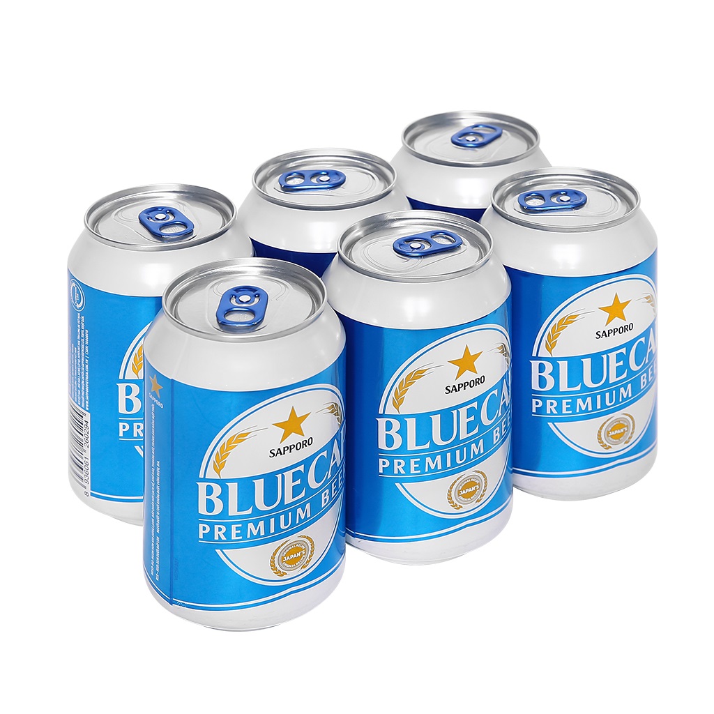 Mua Sapporo Lốc 6 Lon Bia Blue Cap 330ml giá tốt Tháng 1/2026