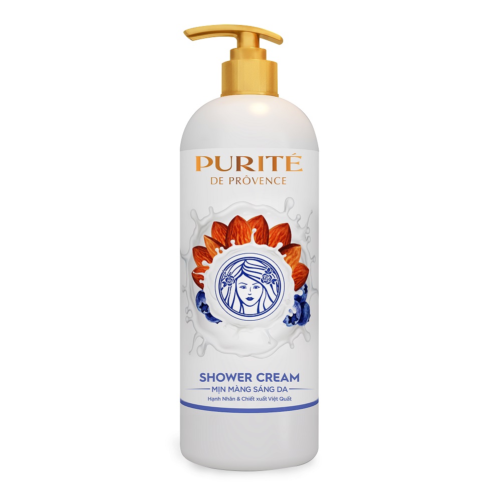 Kem Tắm Purité By Prôvence Dưỡng Da Mịn Màng Sáng Da 830ml
