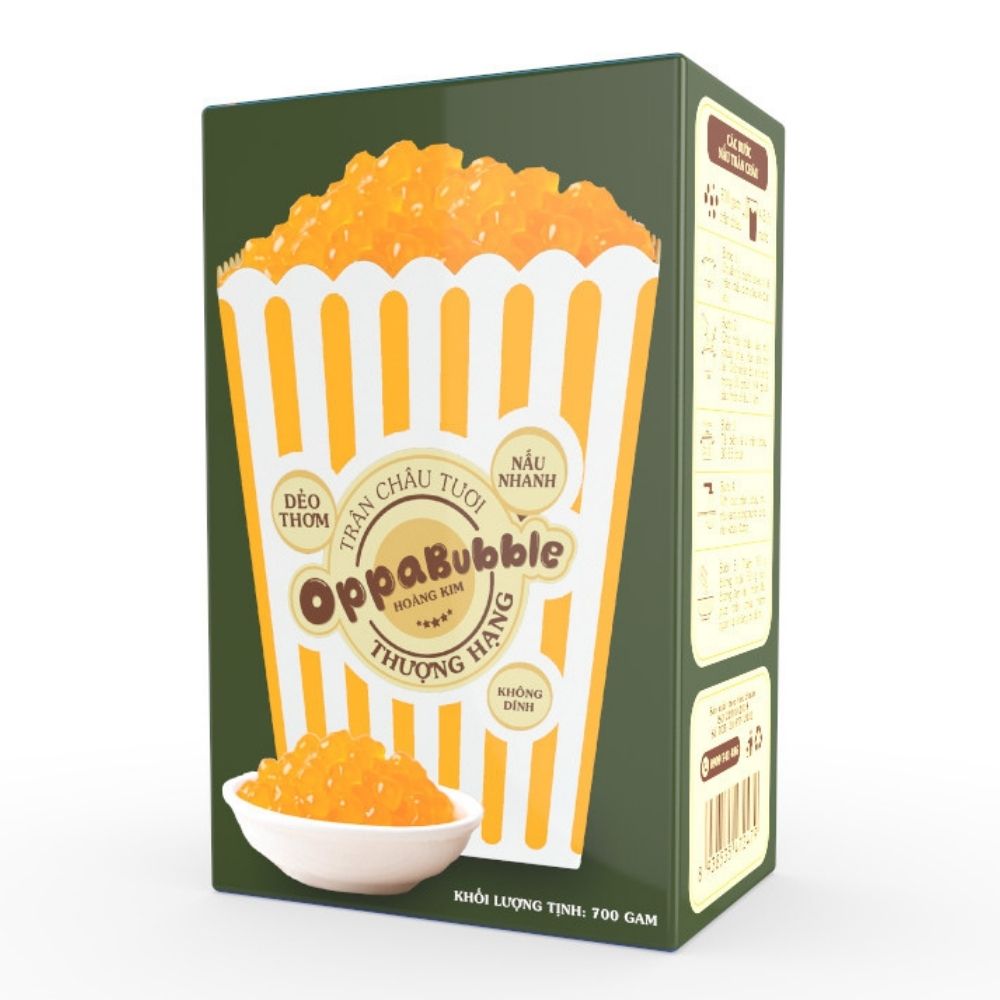 Trân Châu Tươi Oppa Bubble Hoàng Kim 700g