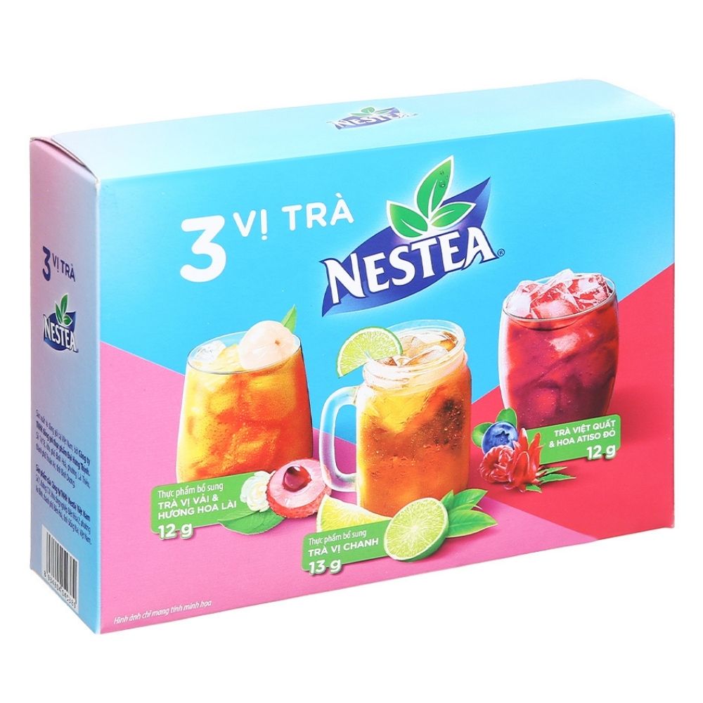 Trà Nestea 3 vị chanh, việt quất, vải hộp 100g, giá tốt - AEONESHOP