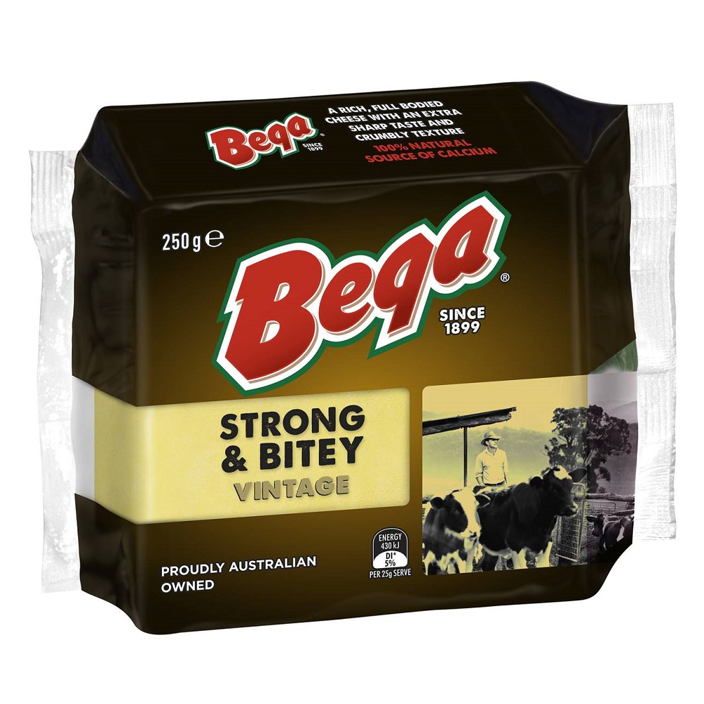Phô Mai Vintage Cheddar Cheese Bega 250g