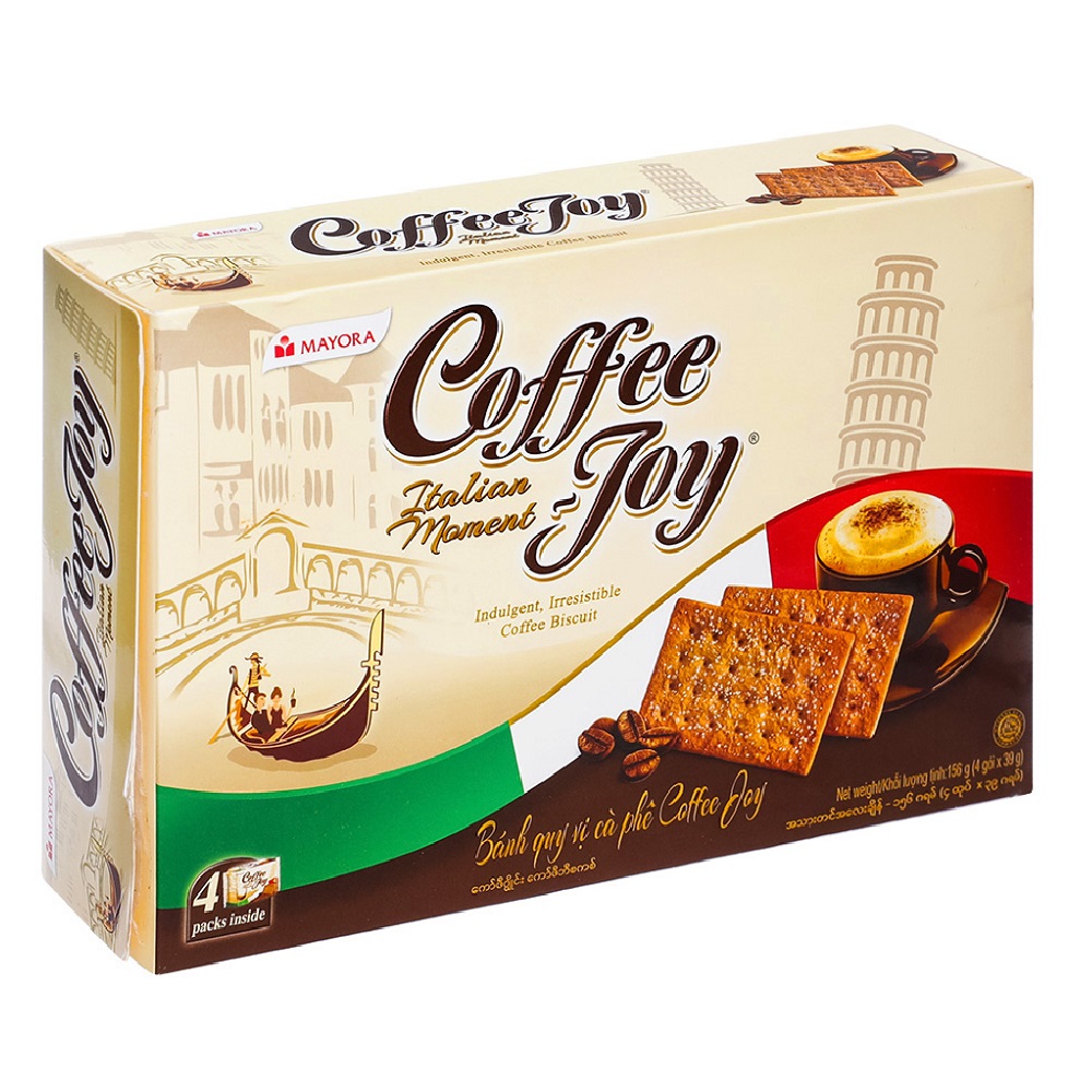 Bánh quy vị cà phê Coffee Joy hộp 156g giá tốt Tháng 10/2025