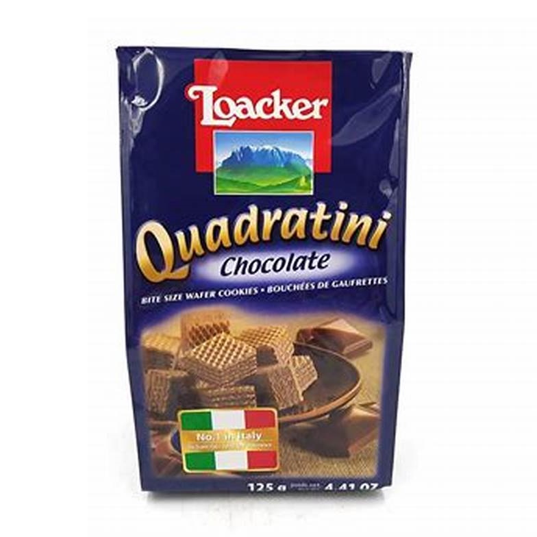 Bánh Xốp Quadratini Soccola Loacker 125g