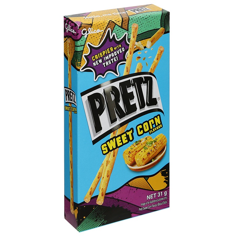 Bánh Que Pretz Vị Bắp Ngọt 31g