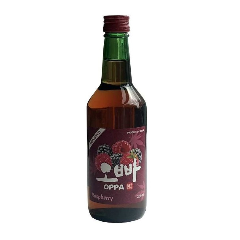 Rượu Soju Oppa Raspberry 12% 360ml