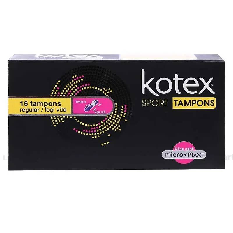 Tampon Kotex Loại Thường Regular 16/12 16 Miếng