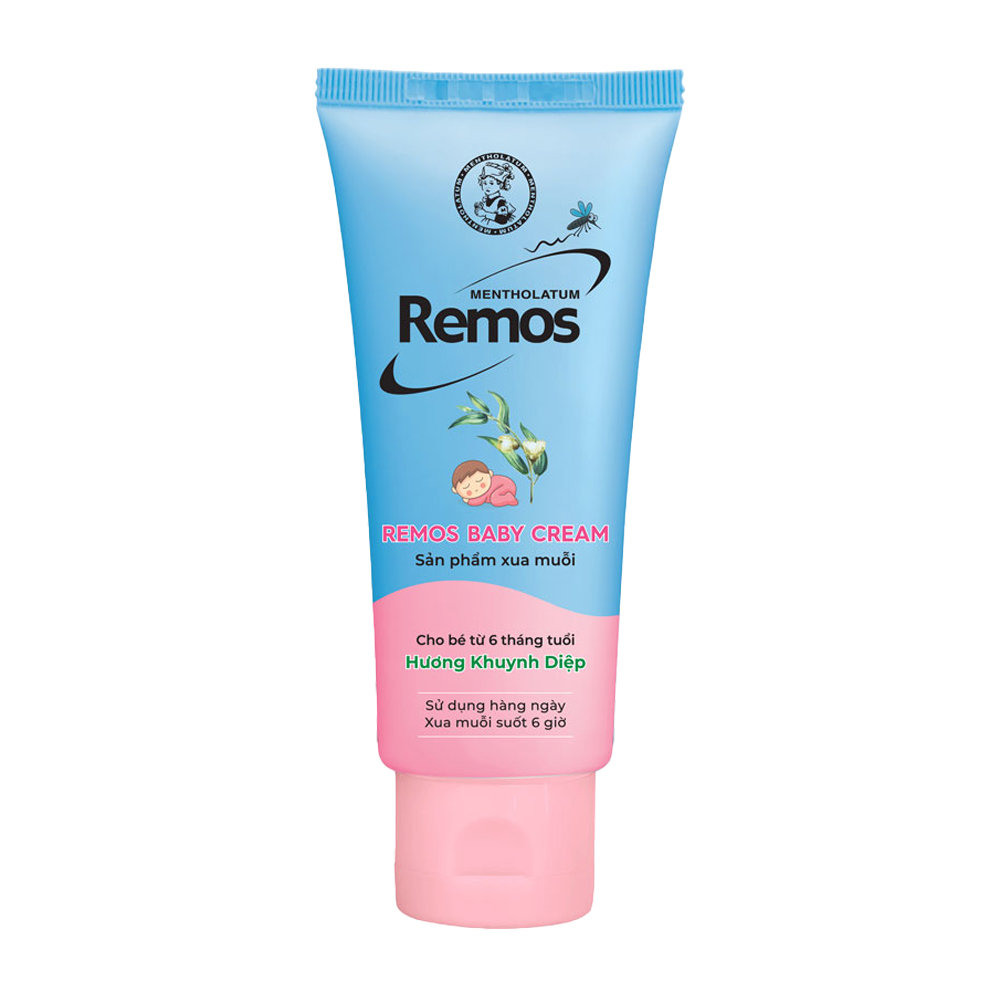Kem Chống Muỗi Baby Remos Hương Khuynh Diệp 70g