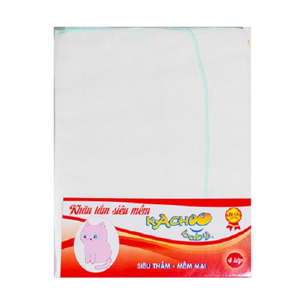 Khăn Gạc Tắm Siêu Mềm 4 Lớp Kachoo Baby