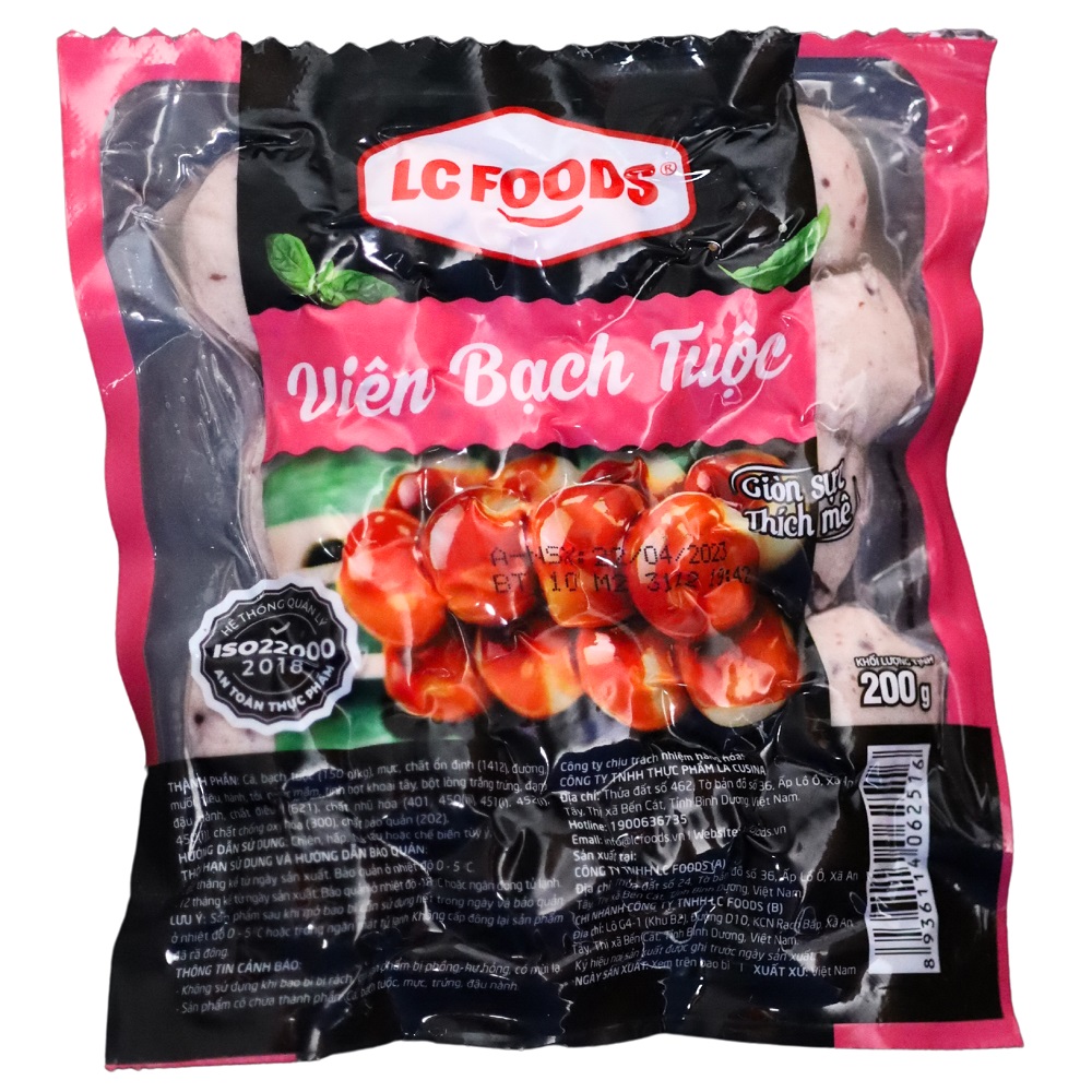 Viên Bạch Tuộc LC Foods 200g