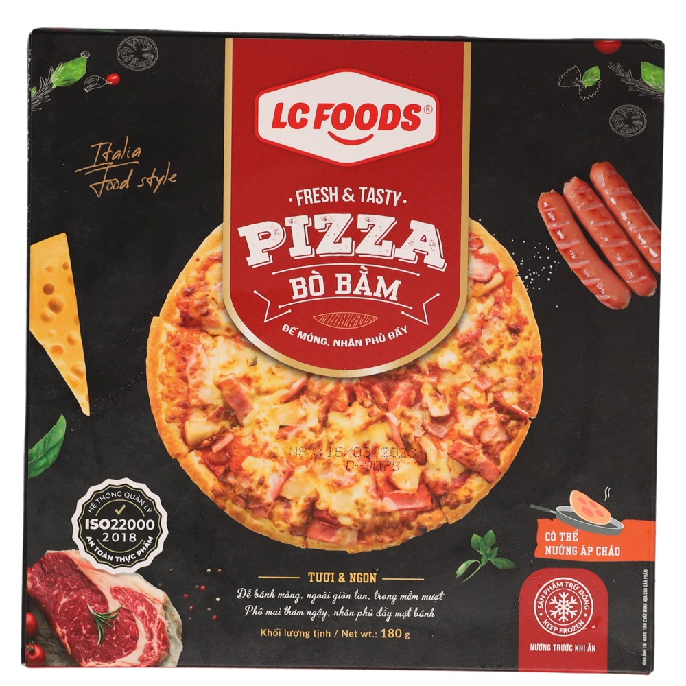 Pizza Bò Bằm LC Foods 140g