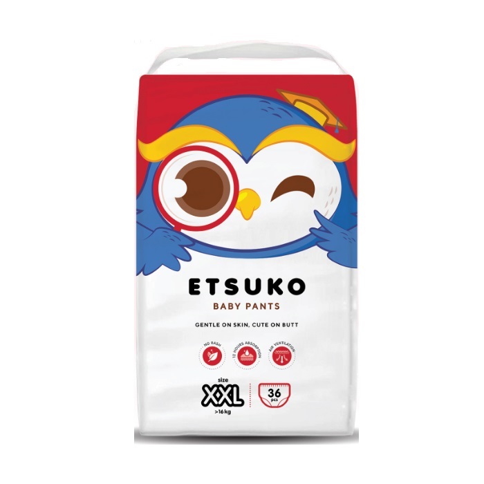 Tã Quần Etsuko XXL36 Cho Bé 14-25kg 36 Miếng