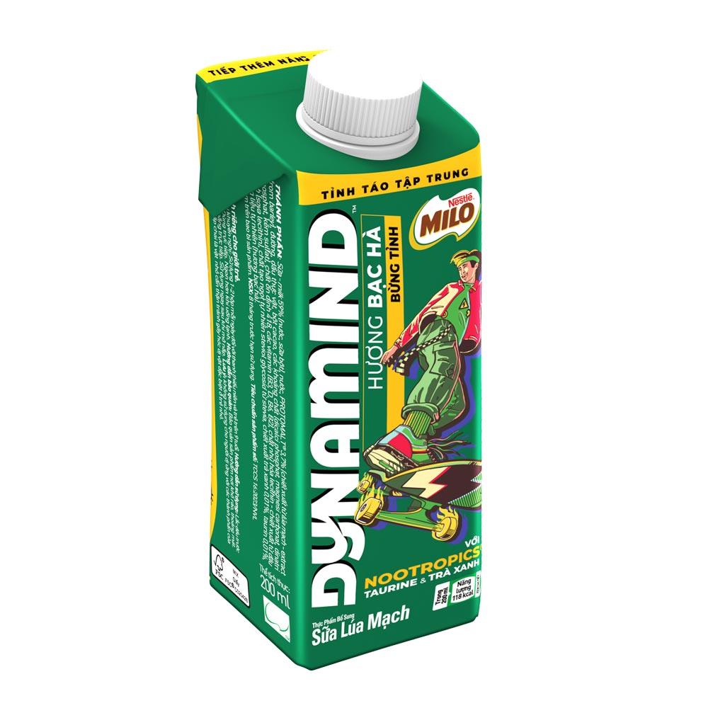 Sữa Milo Lúa Mạch Dynamind Hương Bạc Hà 200ml