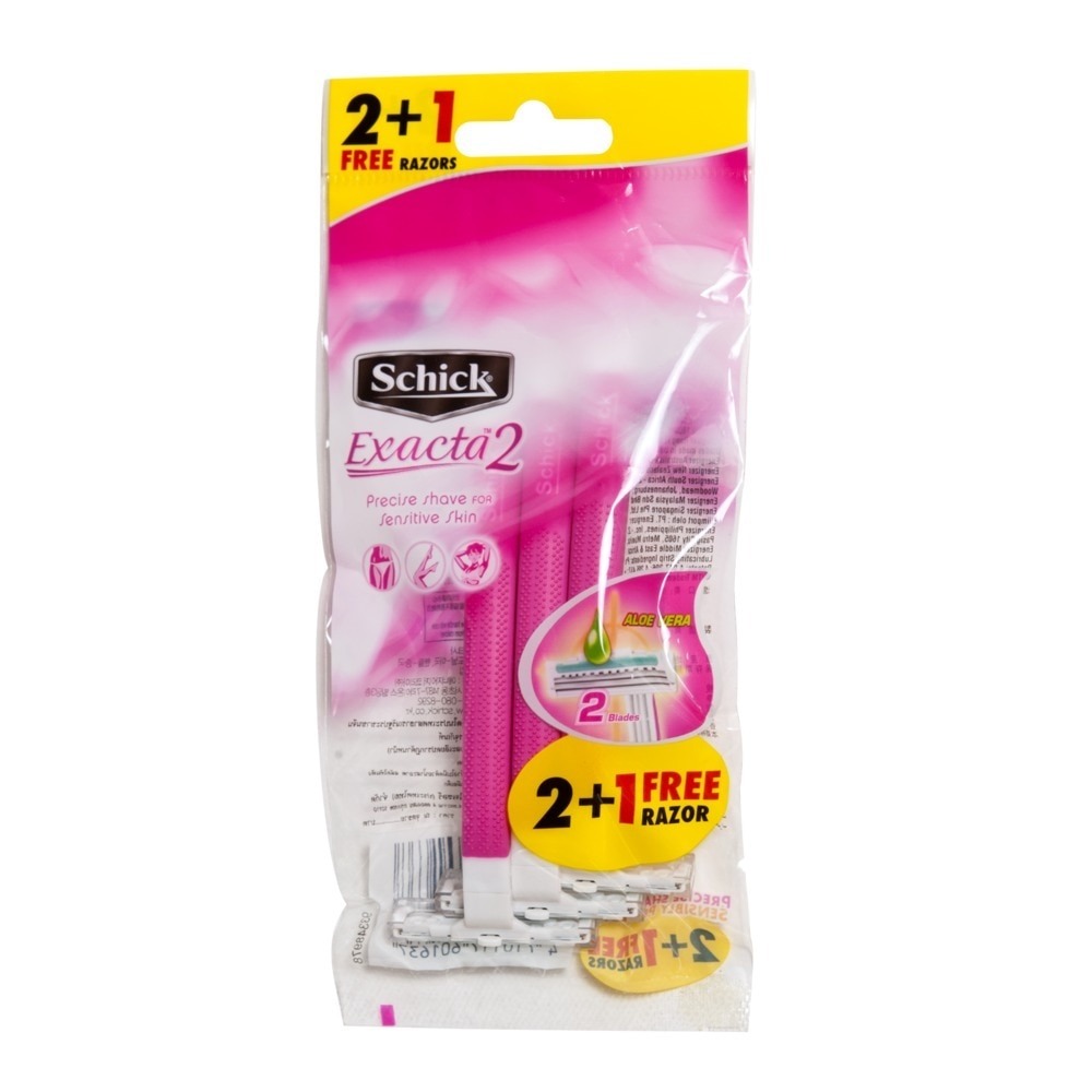 Dao Cạo Nữ Schick Exacta2 2+1S 2+1 Cây