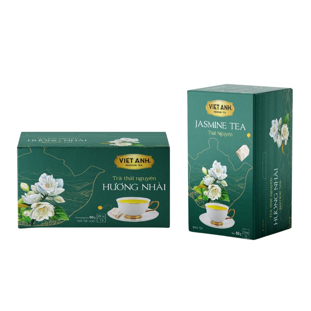 Trà Thái Nguyên Vietanhtea Hương Nhài Túi Lọc 50g