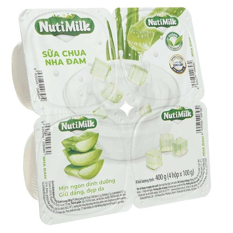 Mua sữa chua ăn Nutimilk vị nha đam 4 x 100g giá TỐT Tháng 5/2026