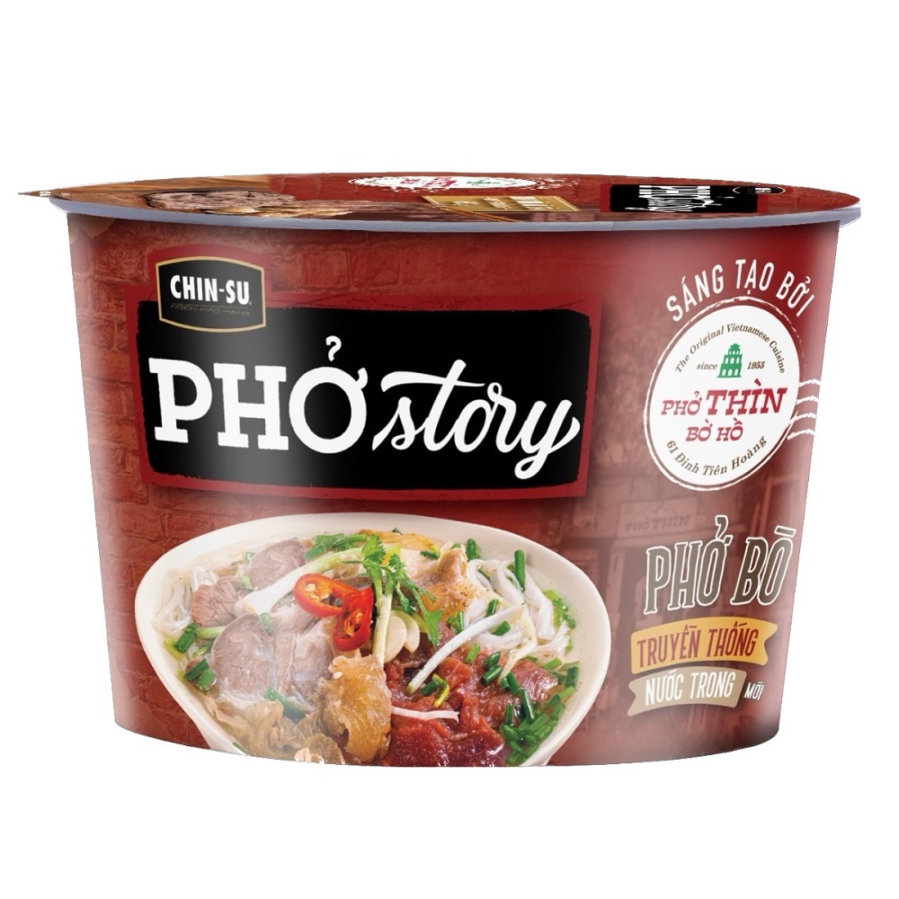 Phở bò Chin-su có miếng thịt bò thật hộp 132g giá tốt tại AEONESHOP