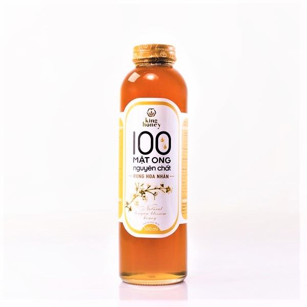 Mật Ong King Honey Nguyên Chất Rừng Hoa Nhãn 500ml