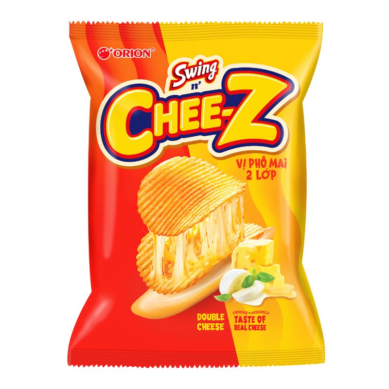 Snack Swing Cheese Orion Vị Phô Mai 2 Lớp 95g