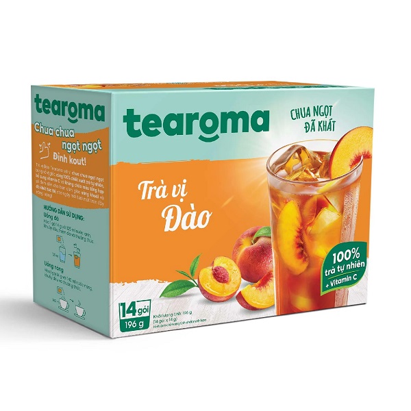 Trà Icetea Tearoma Vị Đào 14 x 14g