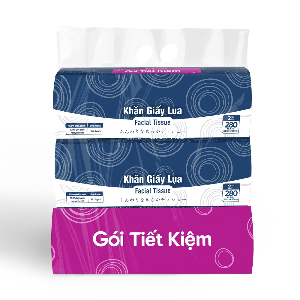 Lô 3 Khăn Giấy Lụa Topvalu 2 Lớp 280 Tờ