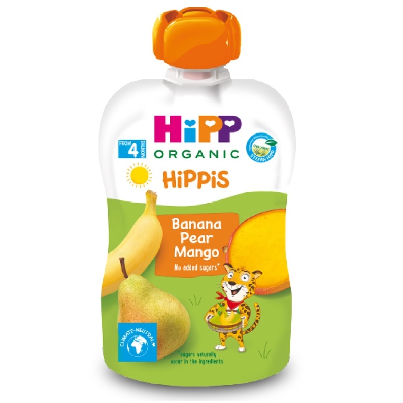 Dinh Dưỡng Hipp Cho Bé Trái Cây Nghiền Chuối Lê Xoài 100g