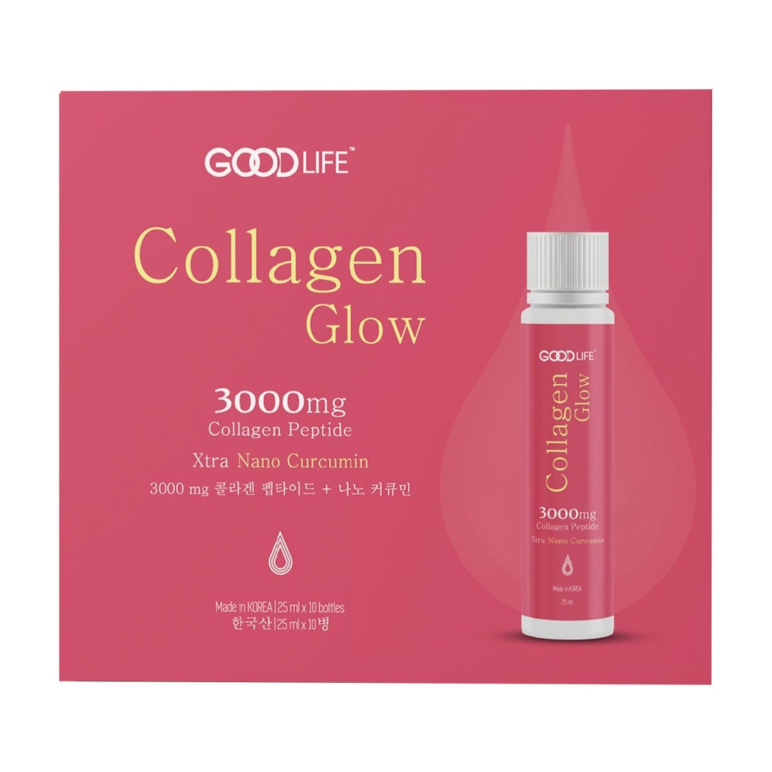 Thực Phẩm Bảo Vệ Sức Khỏe Goodlife Collagen Glow 10 Chai x 25ml