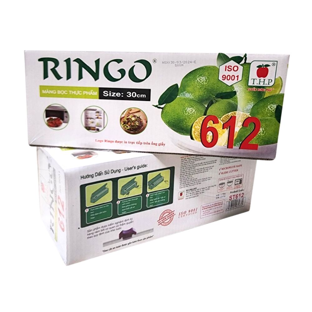 Màng Bọc Thực Phẩm Ringo PVC ST612 30cm x 500m