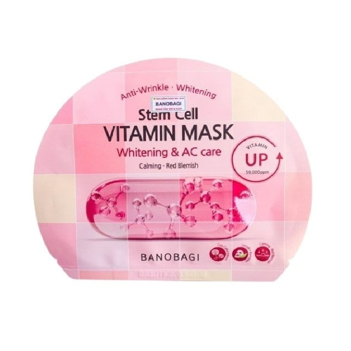 Mặt Nạ Banobagi Dưỡng Sáng Và Chăm Sóc Da Mụn Stem Cell Vit Mask White ...