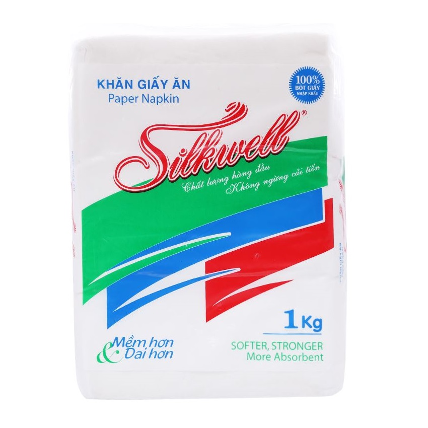 Khăn Giấy Ăn Silkwell 240x240mm 1kg