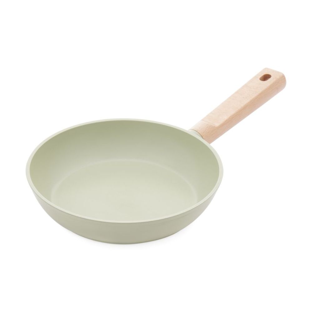 Chảo Odyssey Chống Dính Ceramic Kims Cook Tay Cầm Gỗ 24cm