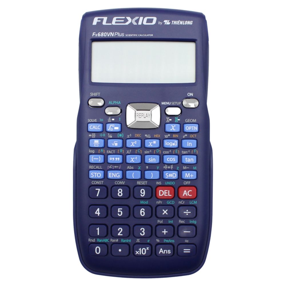 Máy Tính Khoa Học Flexio FX680VN Plus Màu Xanh