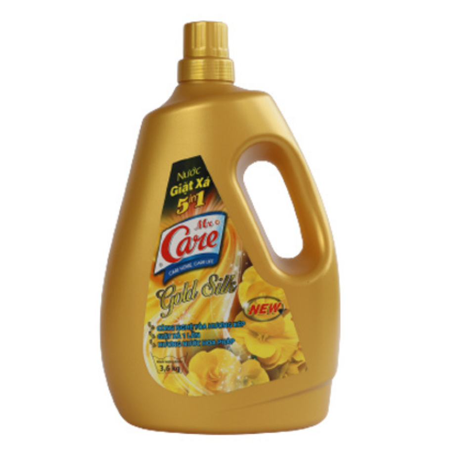 Nước Giặt Xả Mr.Care 5In1 Hương Nước Hoa Mr.CareGold Silk 3.6kg