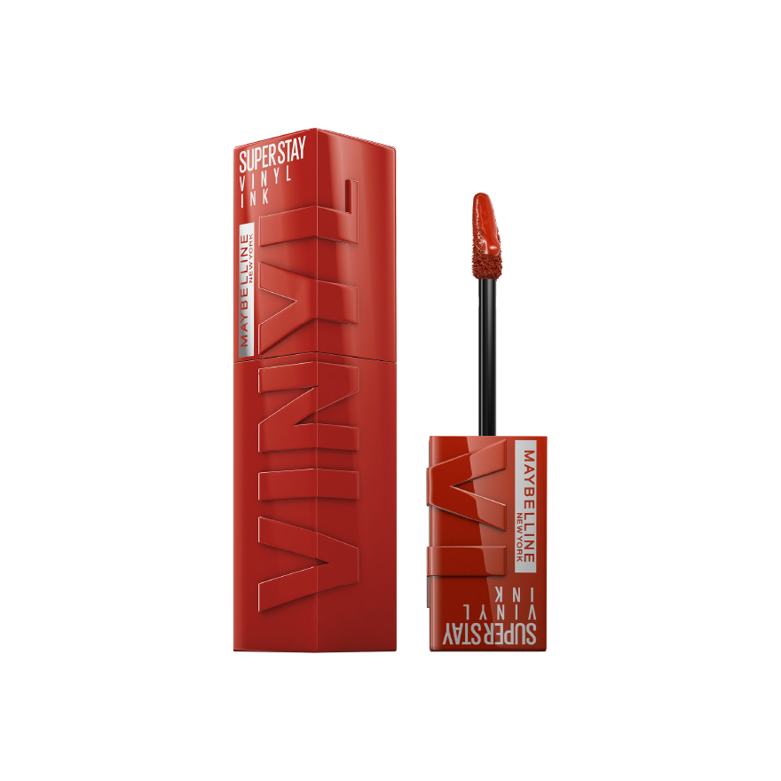 Son Kem Bóng Maybelline Super Stay Vinyl Ink Màu Gạch Đun - 61 Risky 4.2ml