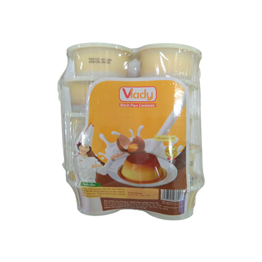 Bánh Flan Caramen Vlady 10 Cái x 54g