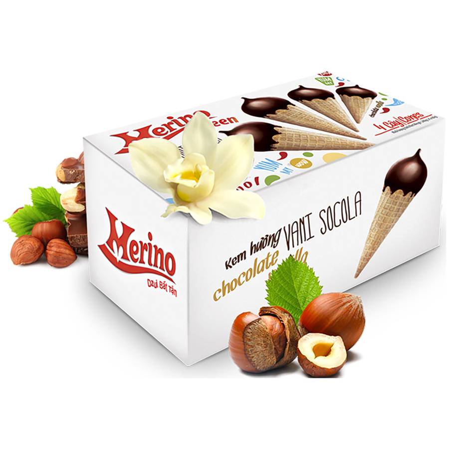 Kem Merino Super Teen Hương Vani Sôcôla 60g x 4 Cây (240g)
