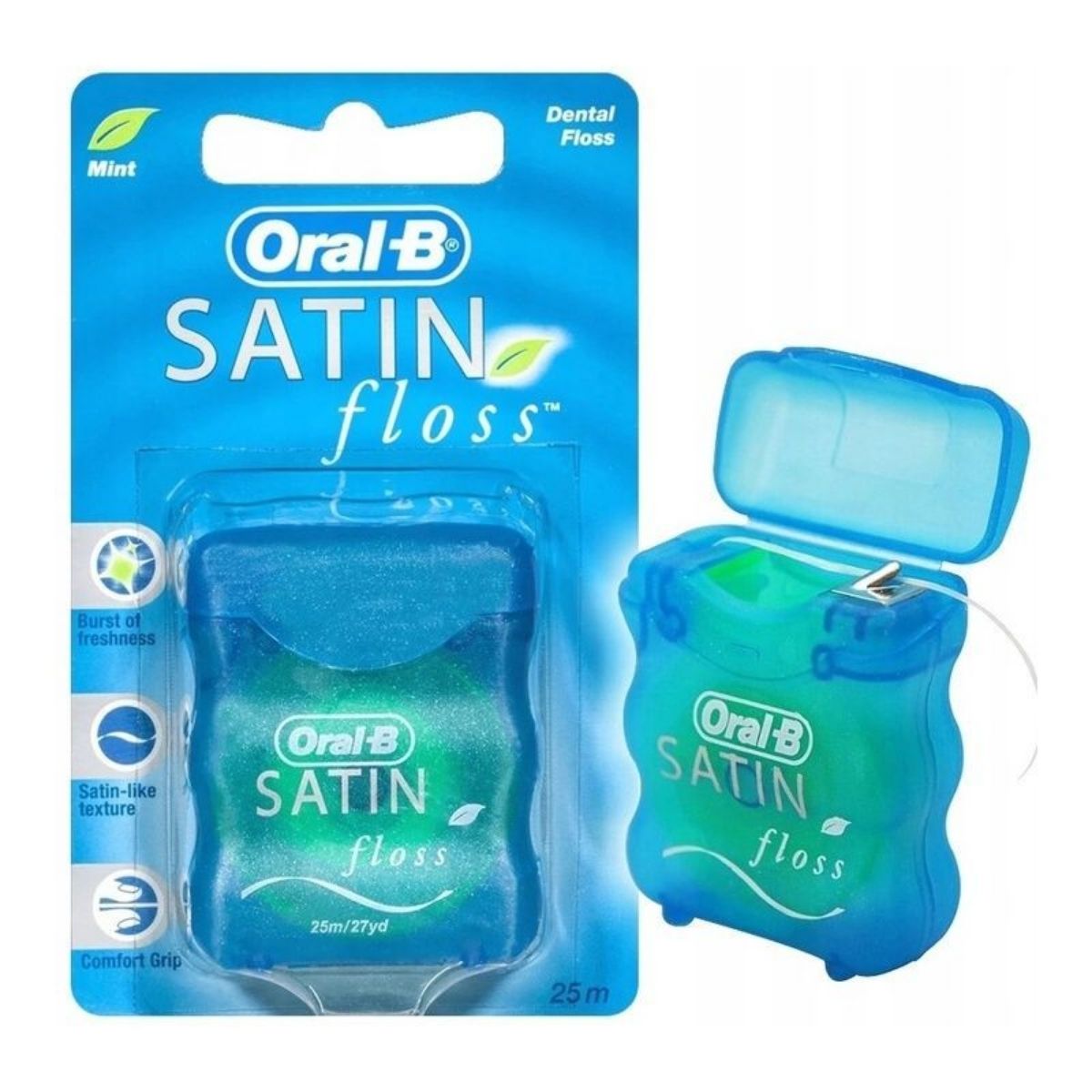 Chỉ Nha Khoa Oral-B Satin Floss Hương Bạc Hà 50m