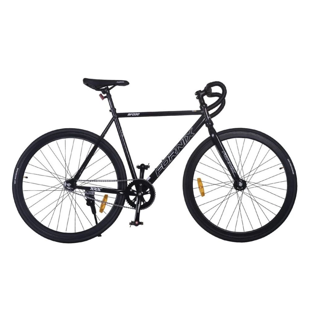 Xe Đạp Fixed Gear Fornix BF200 Bánh 700C Màu Đen-Trắng
