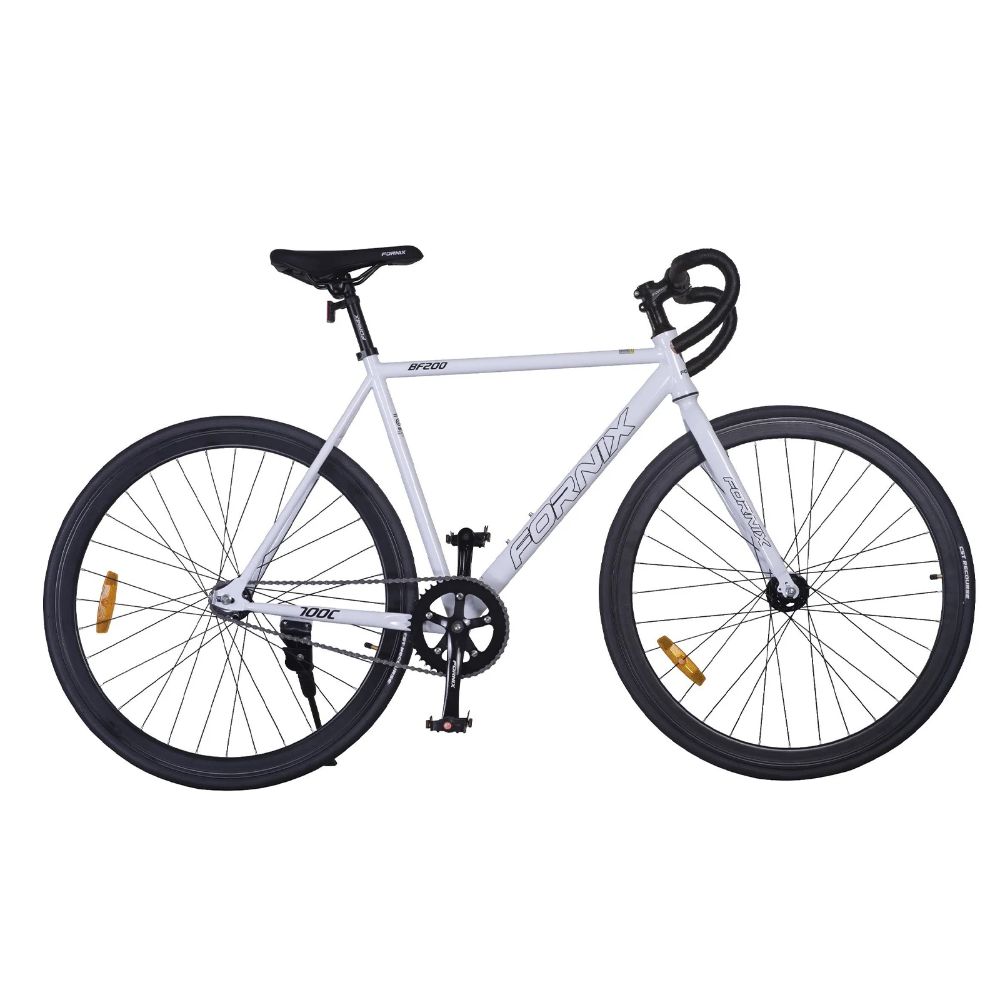 Xe Đạp Fixed Gear Fornix BF200 Bánh 700C Màu Trắng-Đen