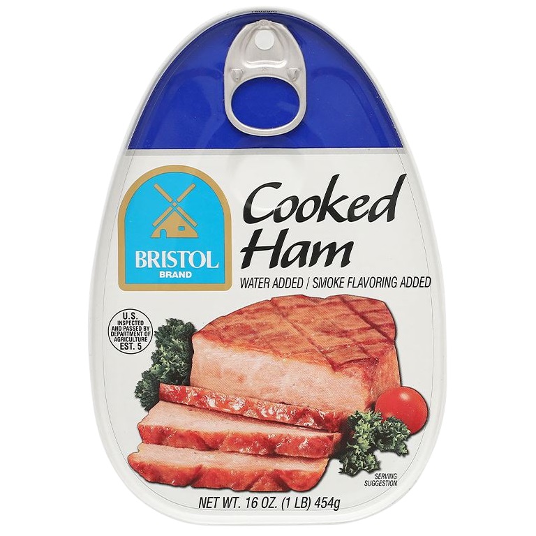 Thịt Heo Nấu Chín Cooked Ham Bristol 454g