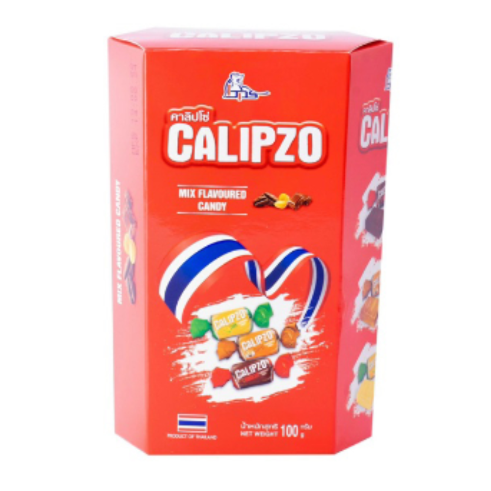Kẹo Calipzo Lục Giác Dẹt Mix 100g