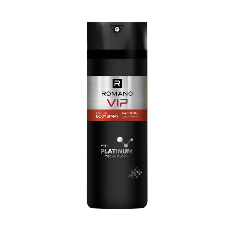 Xịt Khử Mùi Romano Toàn Thân Cho Nam VIP Passion 150ml