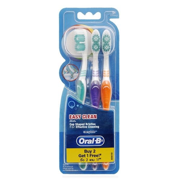 Bàn Chải Đánh Răng Oral-B Easy Clean Mềm Vỉ 3 Cây