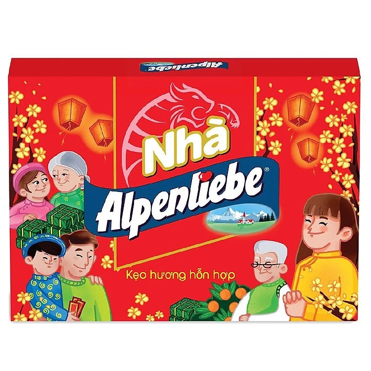 Kẹo Mềm Alpenliebe 2 Chew Hỗn Hợp168g