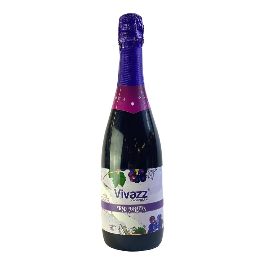 Nước Trái Cây Có Ga Vivazz Sparkling Juice Hương Nho Đỏ 720ml