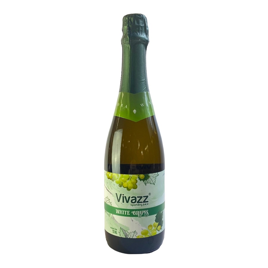 Nước Trái Cây Có Ga VivazzSparkling Juice Hương Nho Xanh 720ml